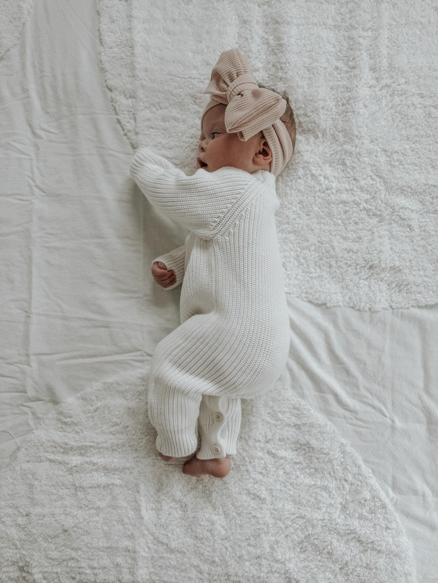 LONG RIBBED ROMPER | MILK – Petite Co au